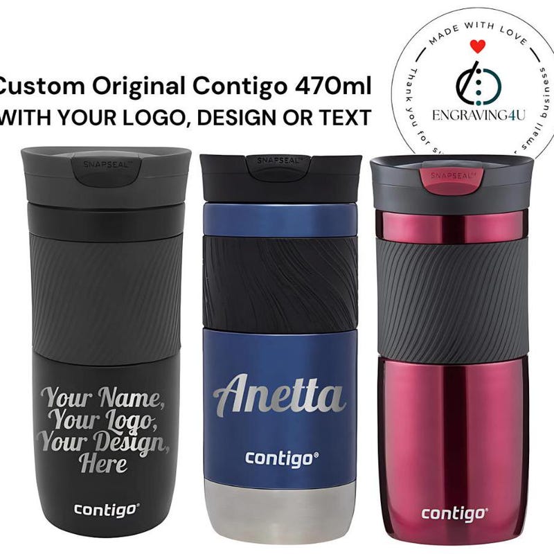 Custom Coffee Mug Contigo - Etsy