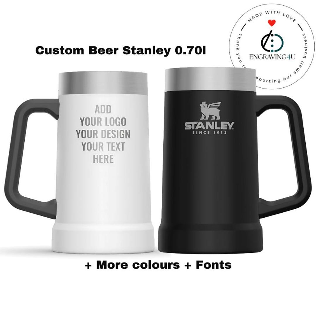 Custom Stanley Adventure Vacuum Beer Stein 0.7L Travel Mug Personalised ...