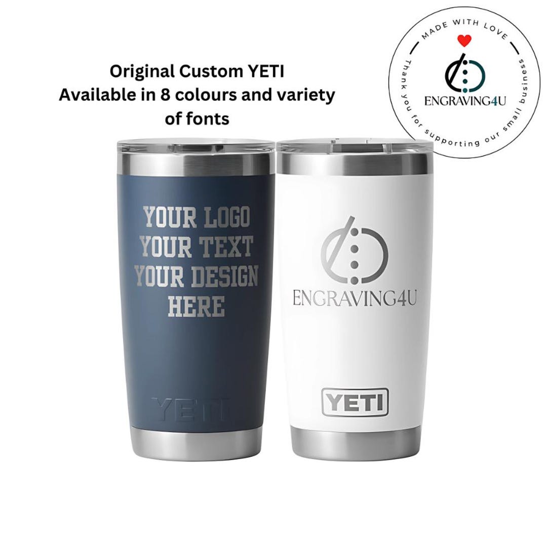 Custom YETI Rambler Insulated Travel Mug With Magslider Lid ...