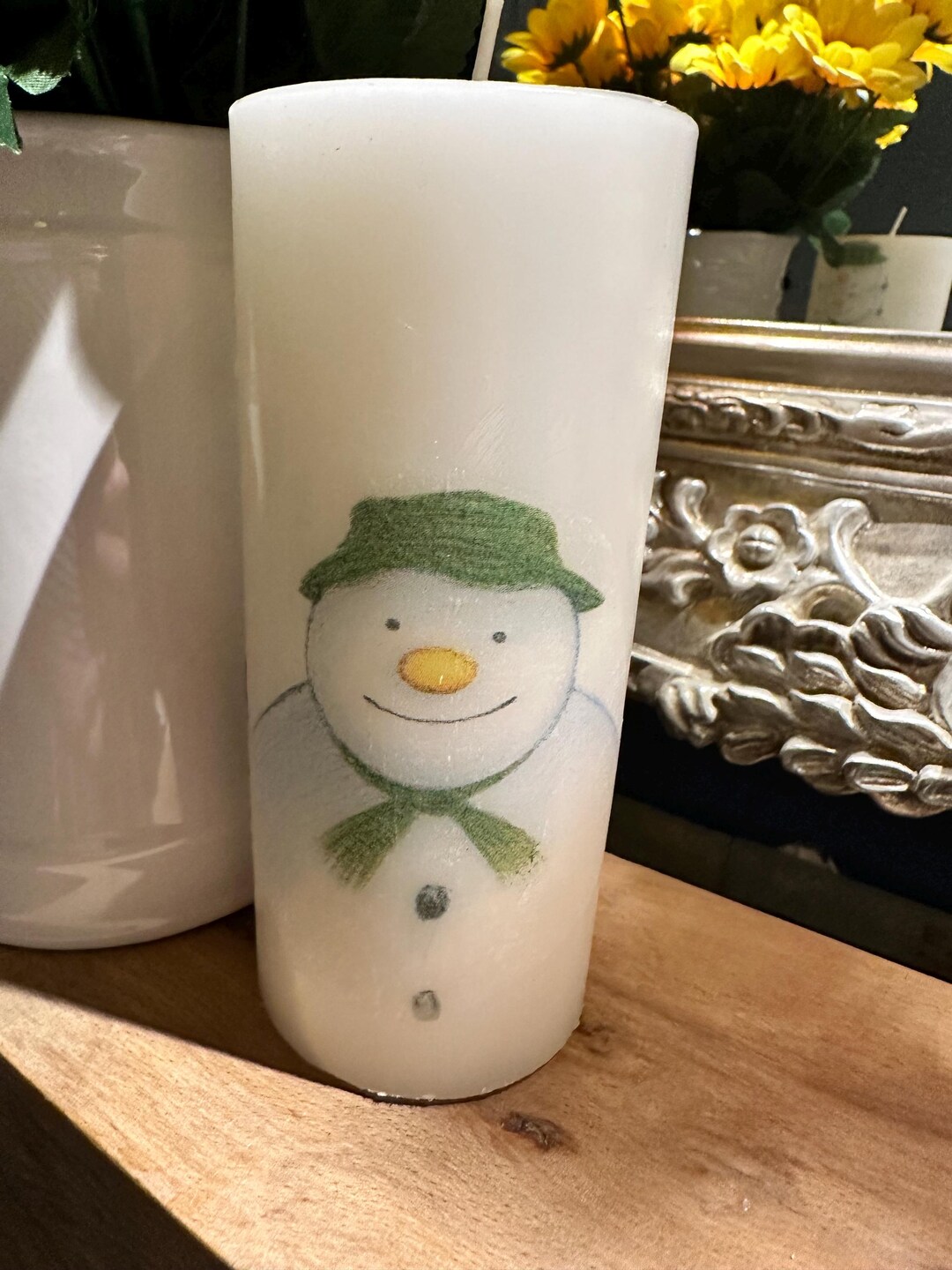 The Snowman Double Sided Candle Unscented - Etsy