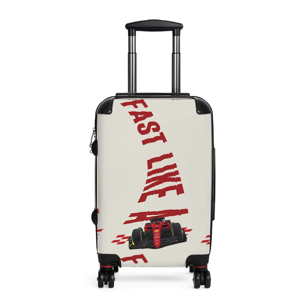 Racing Suitcase Fast Like A F1 Racing Travel Luggage, Perfect for ...