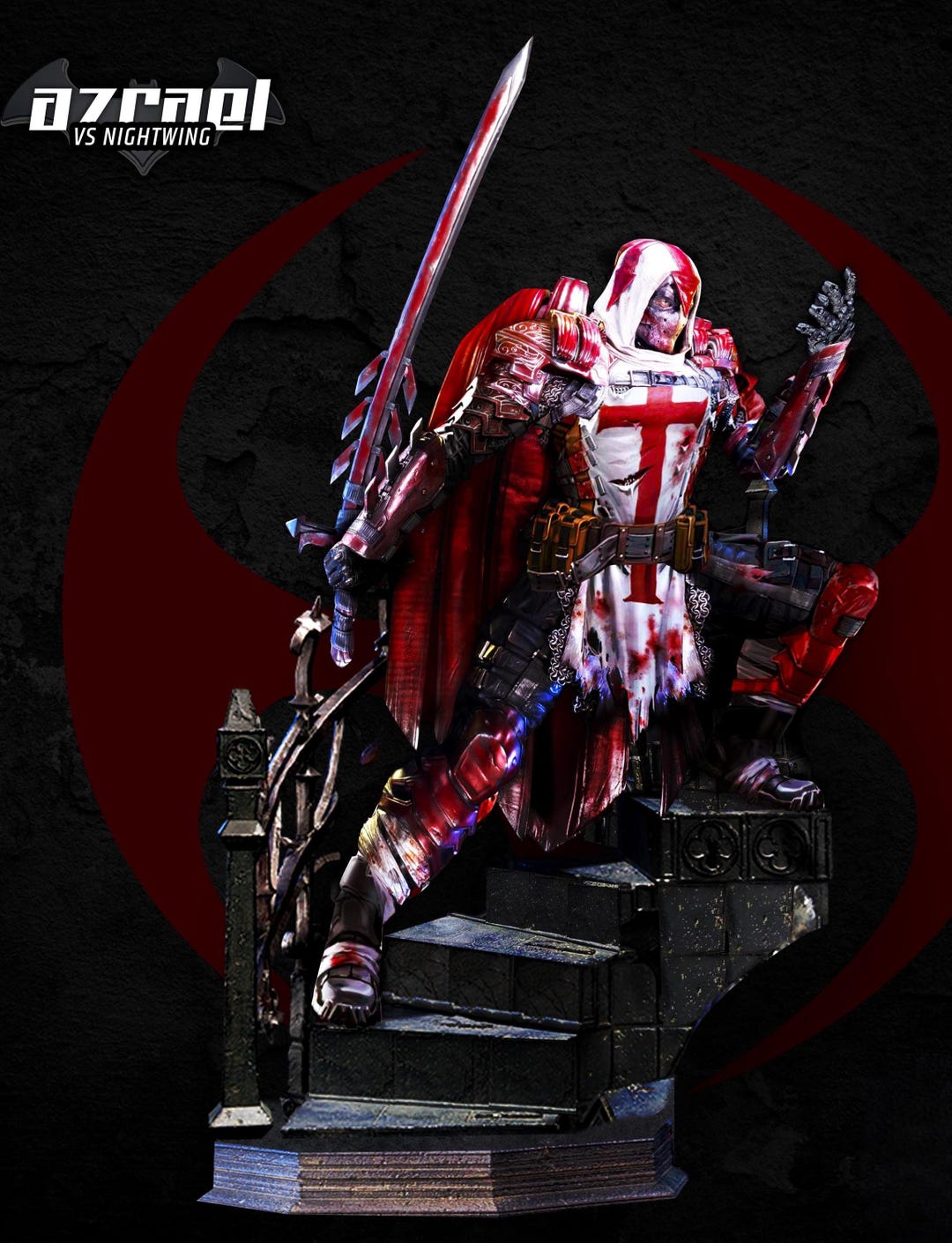 Azrael DC Comics Character STL File for 3D Printing - Etsy Canada