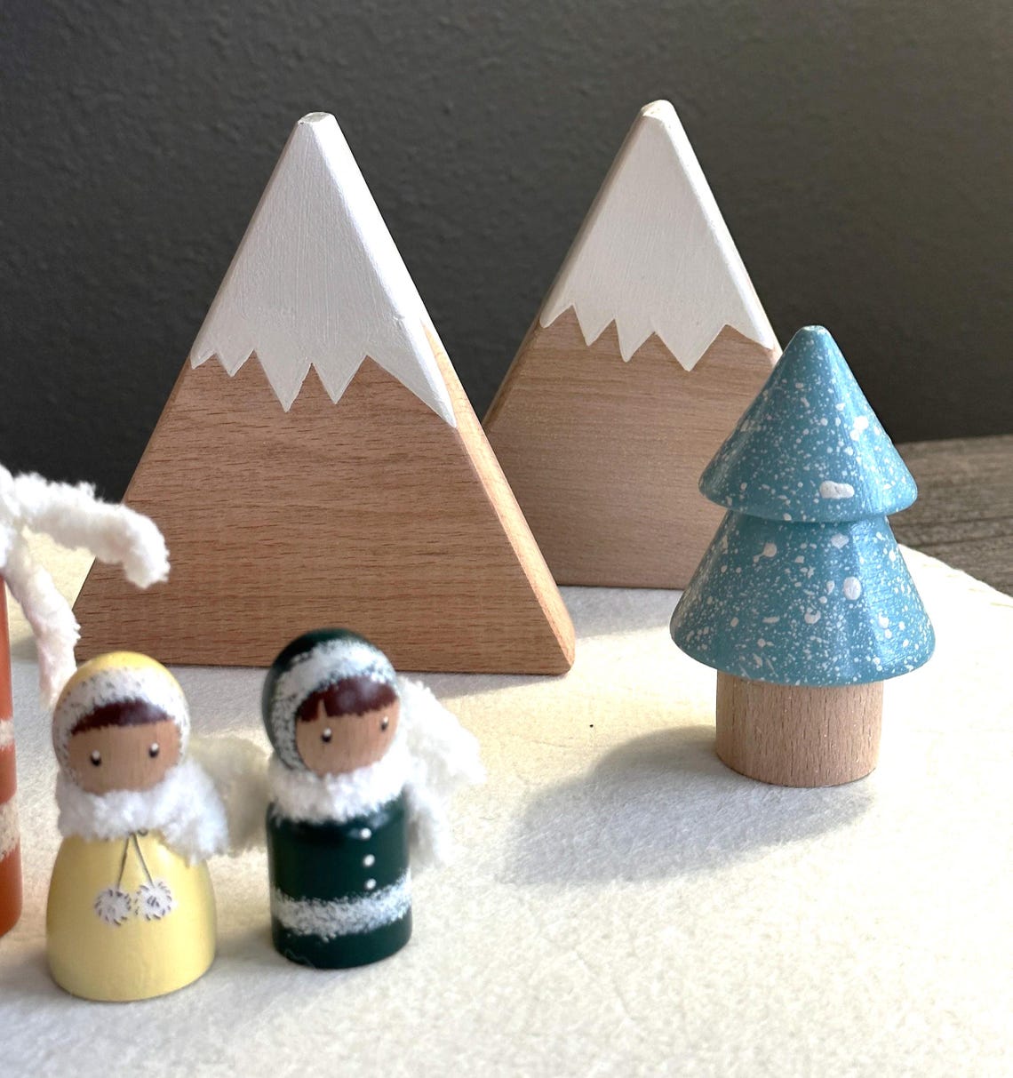 Montessori Wooden Eskimo Toy Set: Waldorf-inspired Learning - Etsy