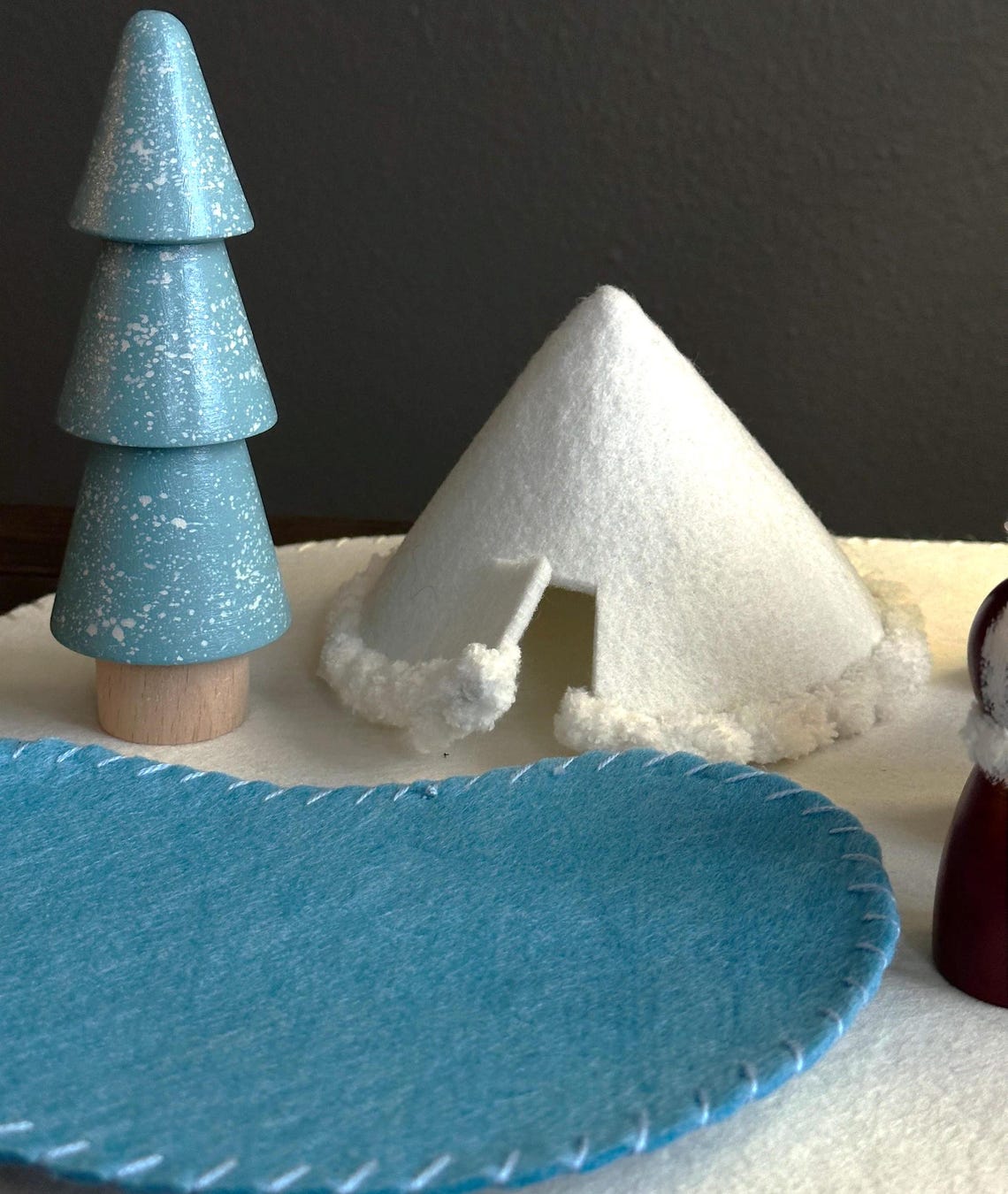 Montessori Wooden Eskimo Toy Set: Waldorf-inspired Learning - Etsy