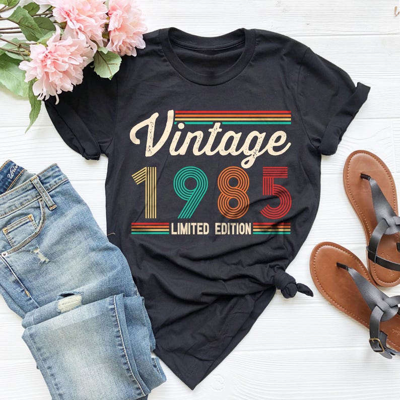 Vintage 1985 T-shirt, Limited Edition, 1985 Vintage Birthday Tee, 41th ...