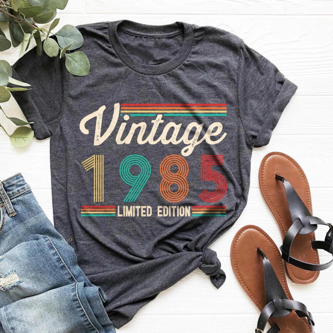 Vintage 1985 T-shirt, Limited Edition, 1985 Vintage Birthday Tee, 41th ...