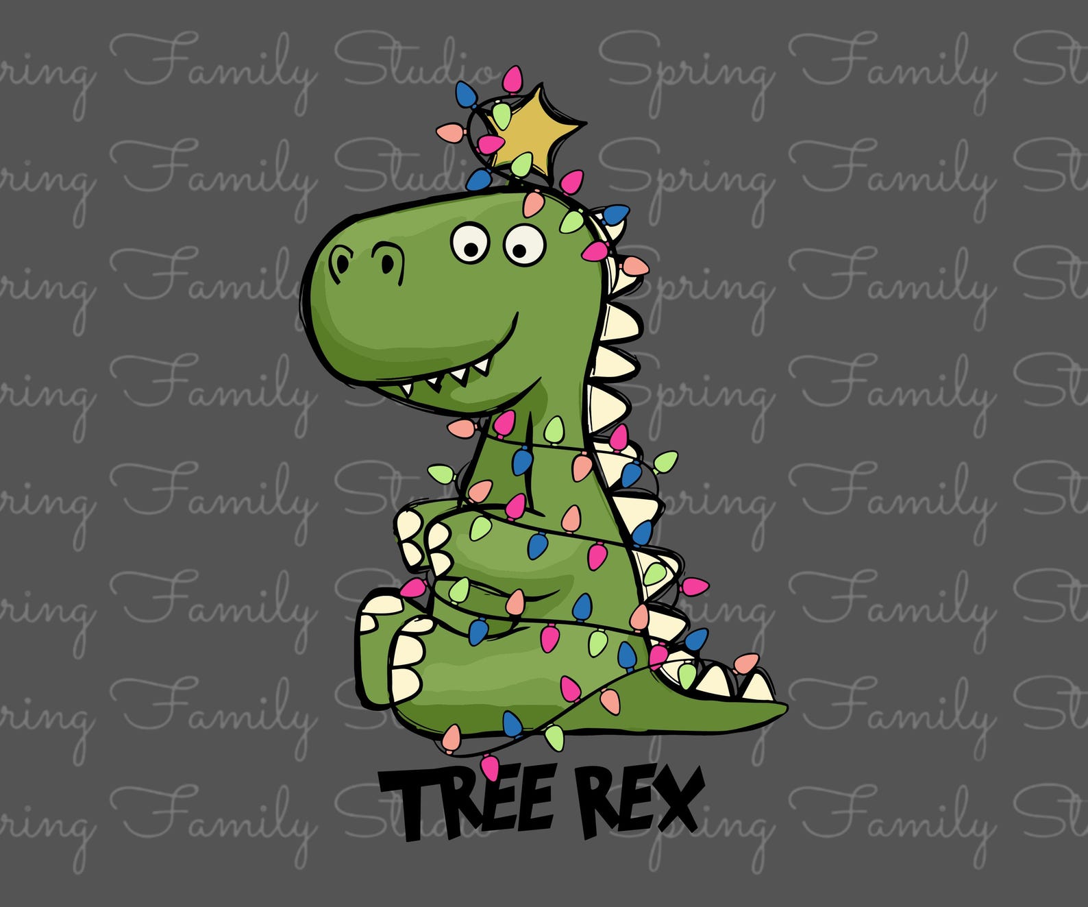 Tree Rex Christmas PNG SVG | Funny Dinosaur Design | T-rex Xmas Clipart ...