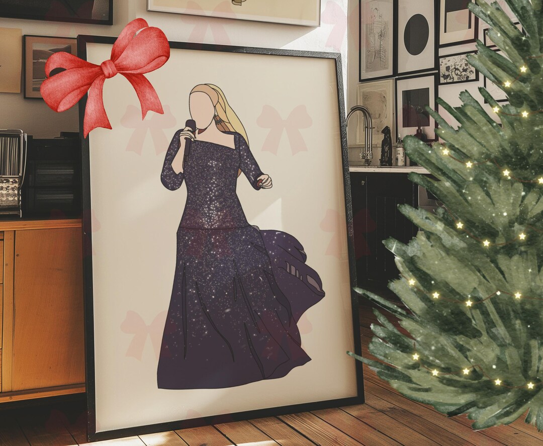 Minimalist Digital Singer Pop Wall Art Abstract Singer Celebrity Poster ...