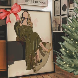 Minimalist Digital Singer Pop Wall Art Abstract Singer Celebrity Poster ...