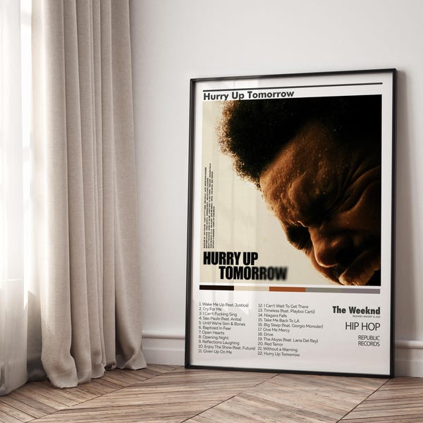 The Weeknd Poster - Etsy