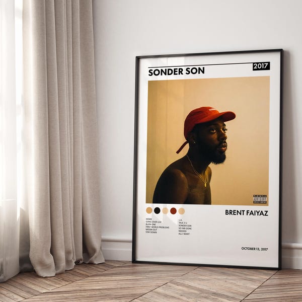 Brent Faiyaz Poster - Etsy UK