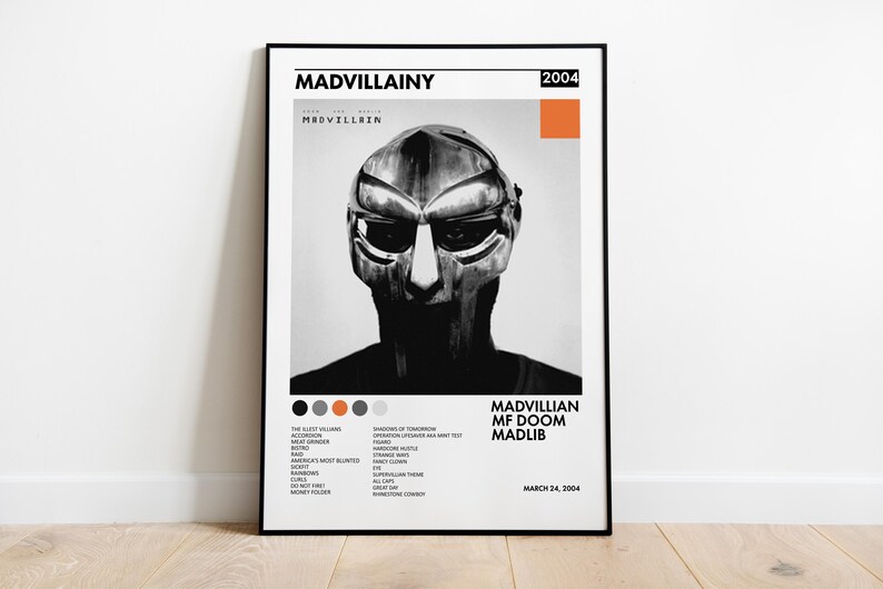 MF Doom Set of 3 Hypebeast Posters, Poster Mf Doom, Madvillian Poster ...