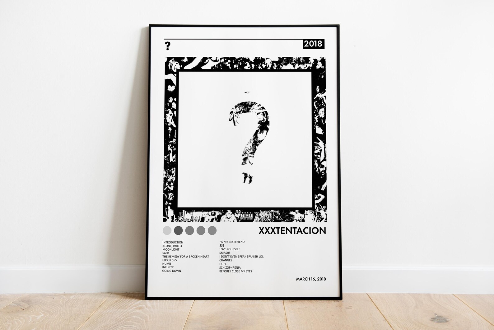 Xxxtentacion Set of 3 Wall Art Set, Printable Wall Art, Xxxtentacion ...