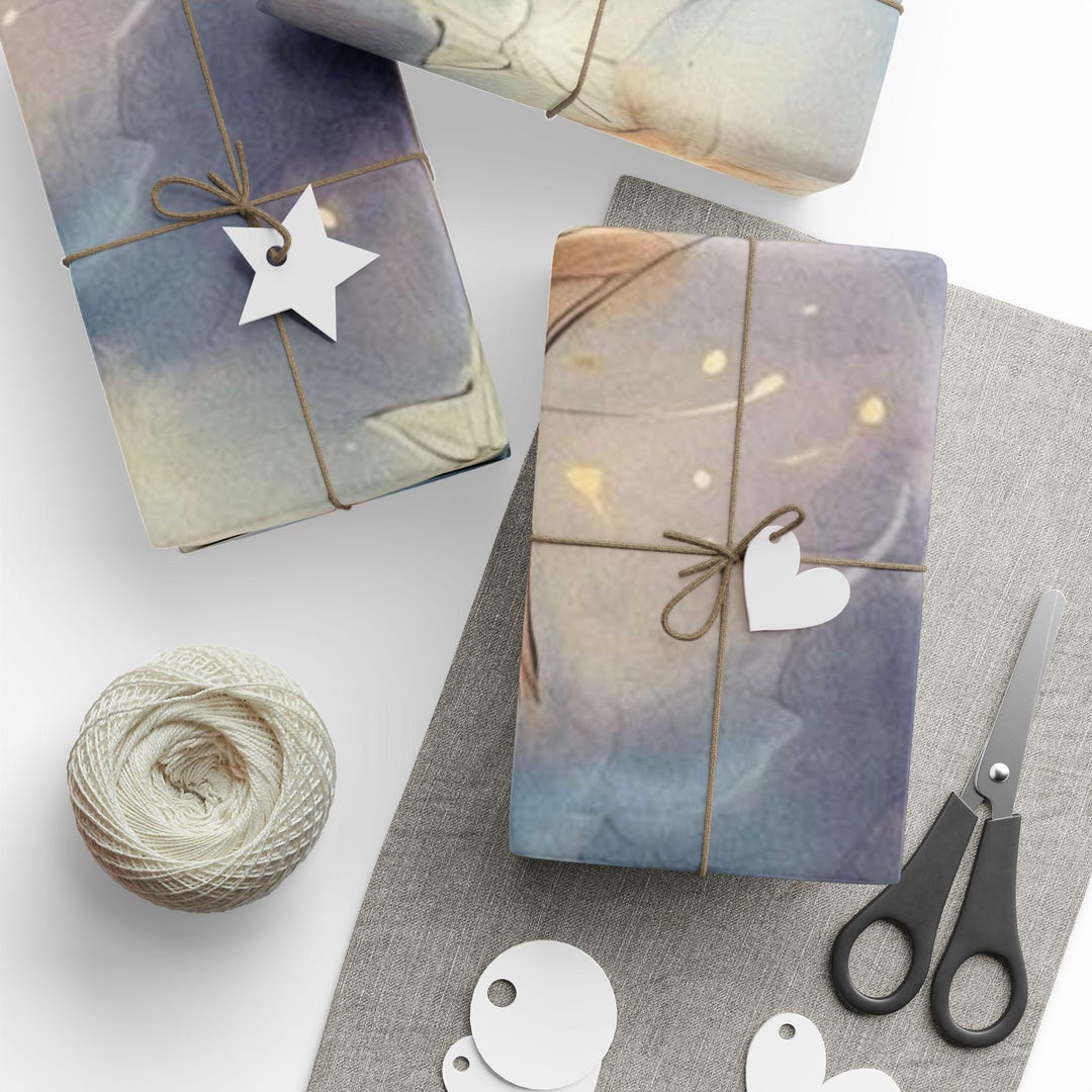 Starry Night Sky Wrapping Paper - Etsy