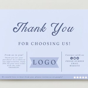 Business Thank You for Your Purchase and Please Rate Us on Google ...
