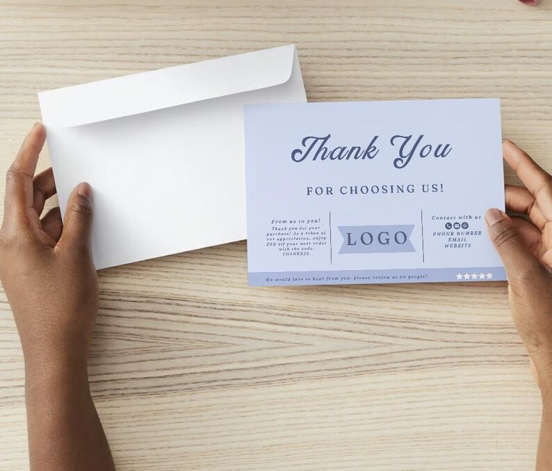 Business Thank You for Your Purchase and Please Rate Us on Google ...