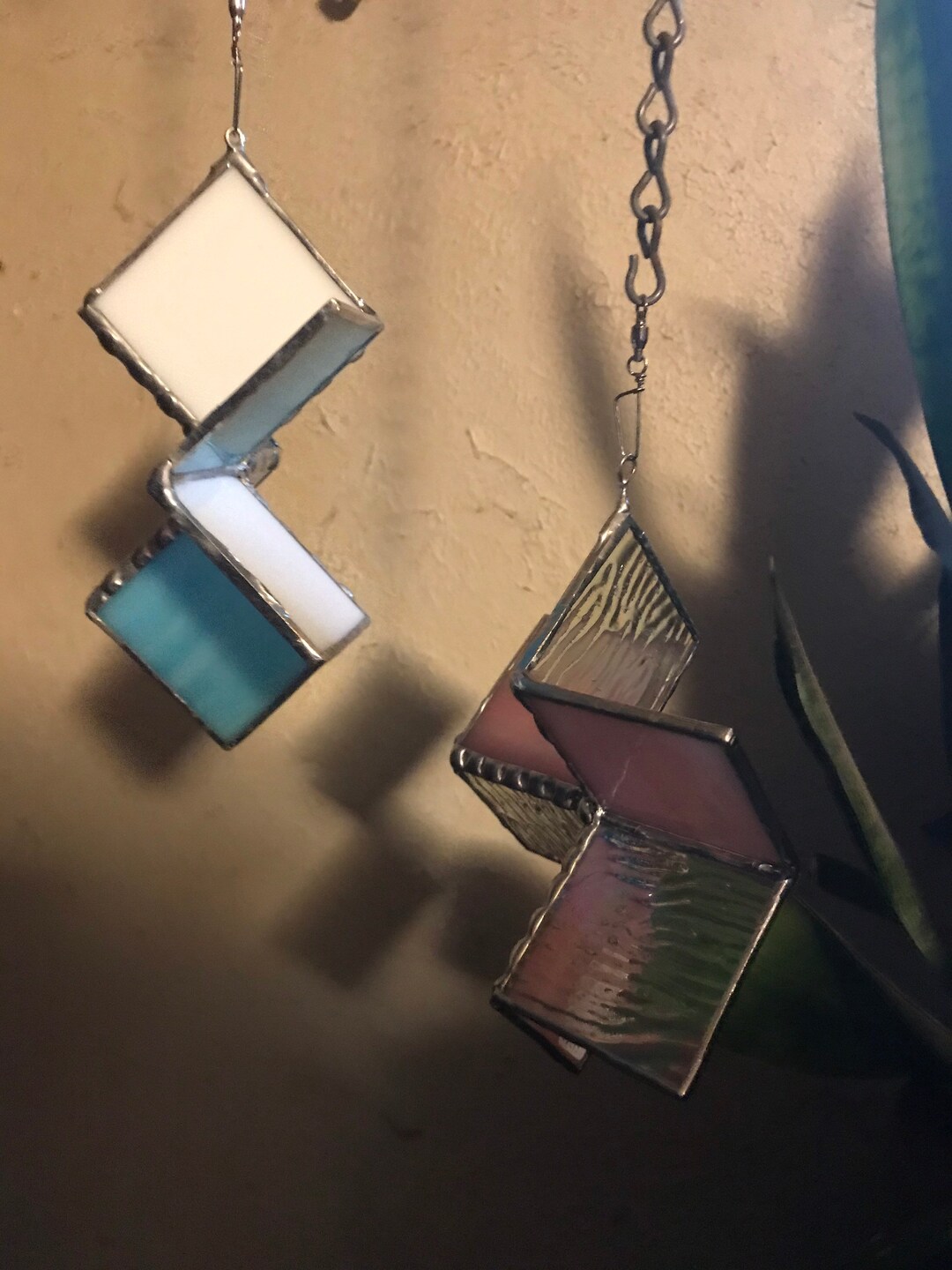 Stained Glass Wind Spinners Made to Order Any Color - Etsy
