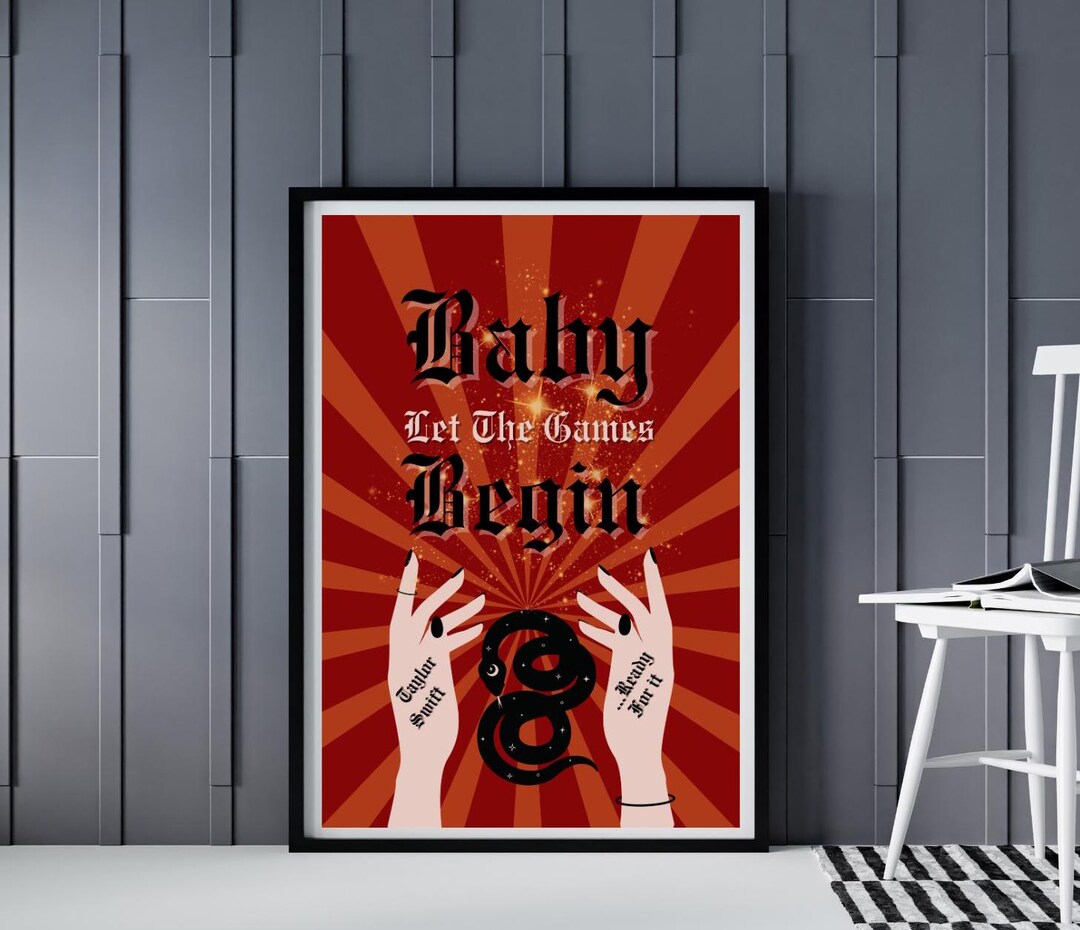 Ready for It Digital Download | Lyrical Print | Baby Let the Games ...