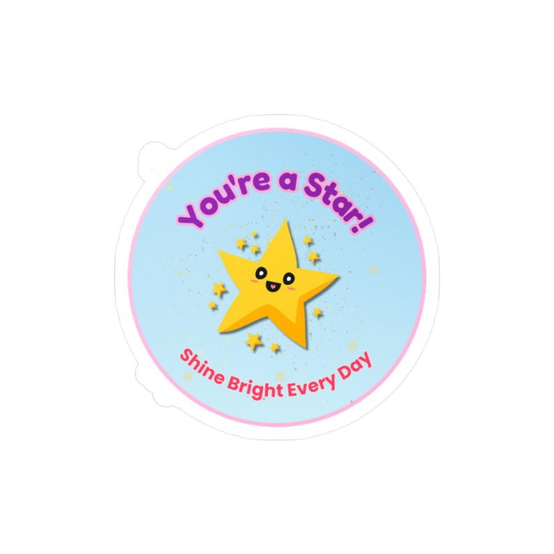 Motivational Sticker, Positive Affirmation Gift, Inspirational Vinyl ...