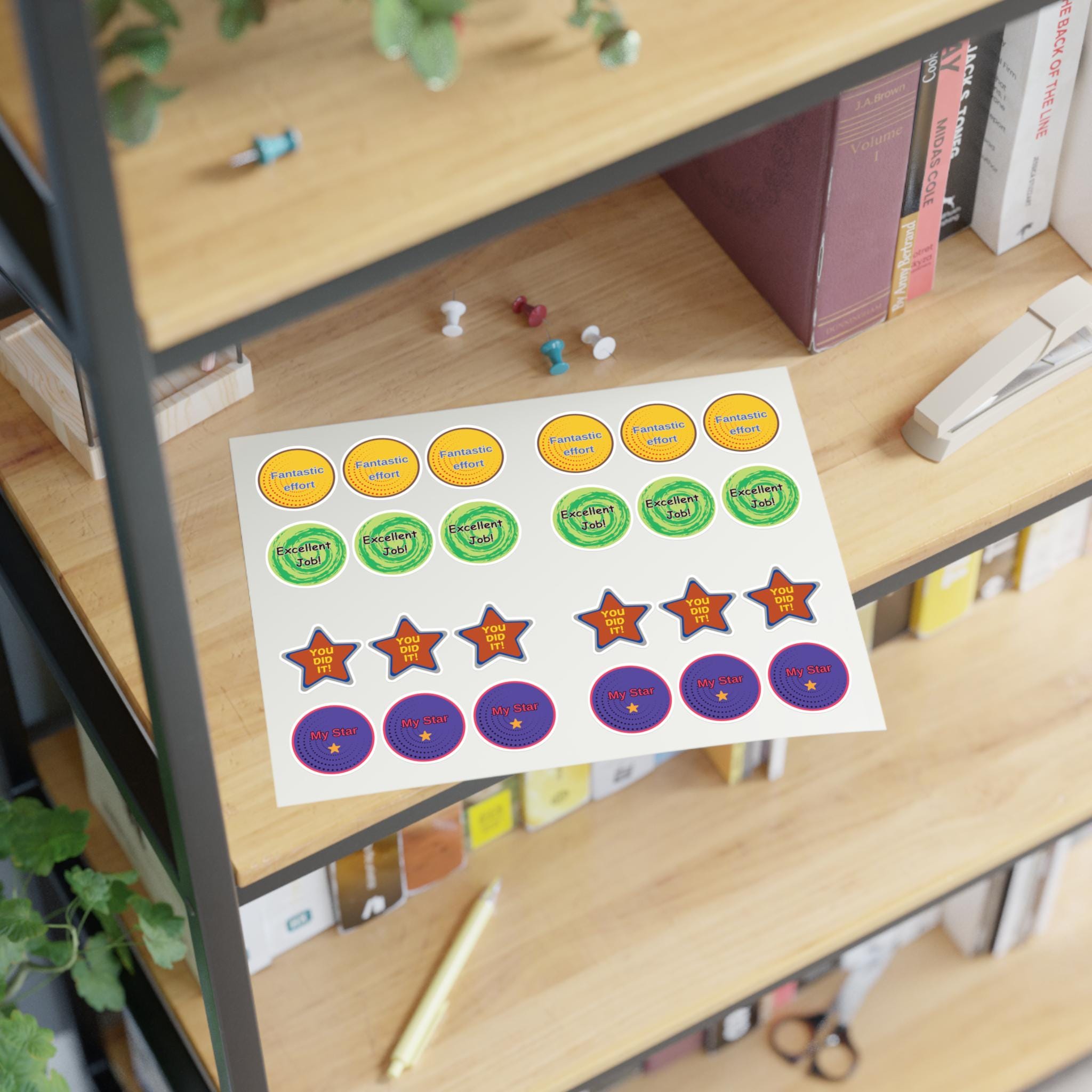 Positive Affirmation Sticker Sheets, Positive Words, Kids Craft ...