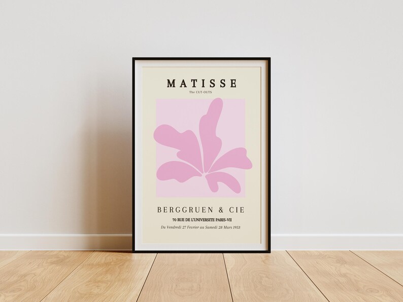 Henri Matisse Printable Art the Cut-outs, Paris 1953 Matisse Art Poster ...