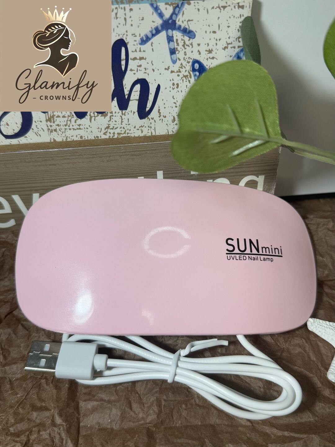 Mini UV LED Nail Resin Curing Lamp - 6W Portable Dual Light Source for ...