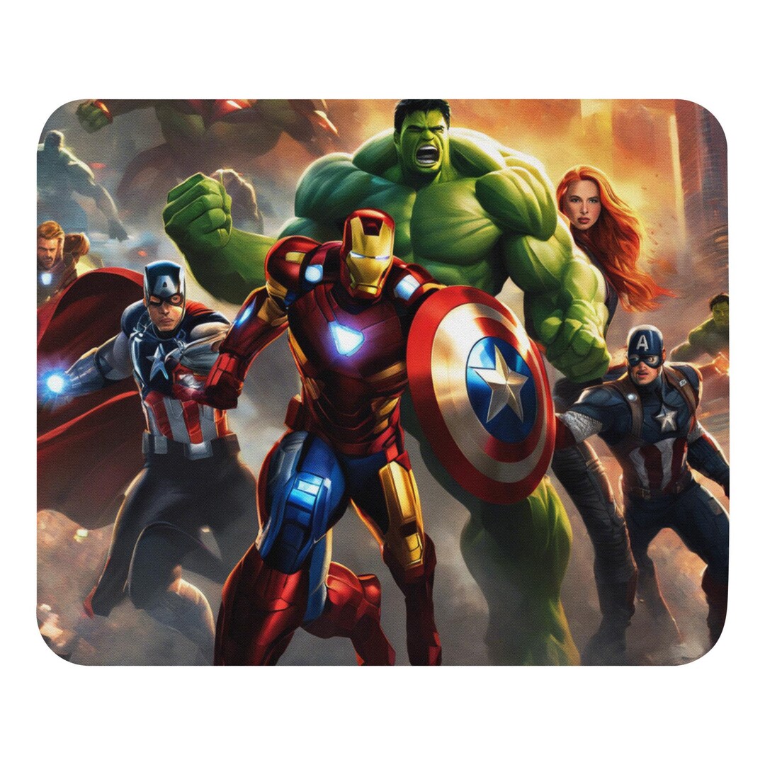 Custom Avengers Mouse Pad - Etsy