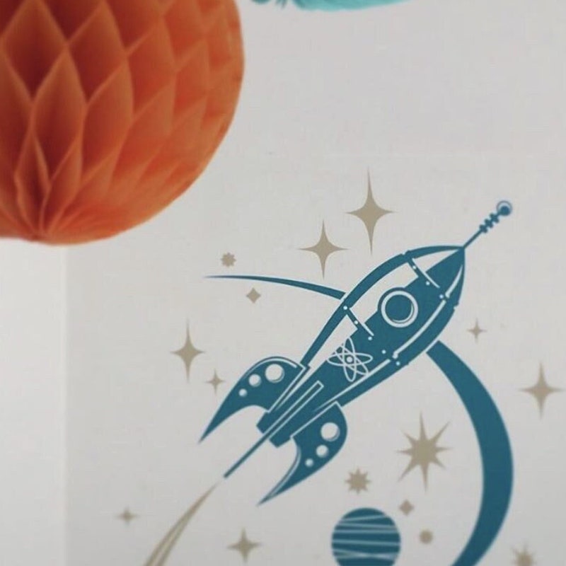 Retro Rocket - Etsy