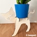 Cat Shaped Plant Stand for Indoor Plant Holder for Cat Lovers Gift ...