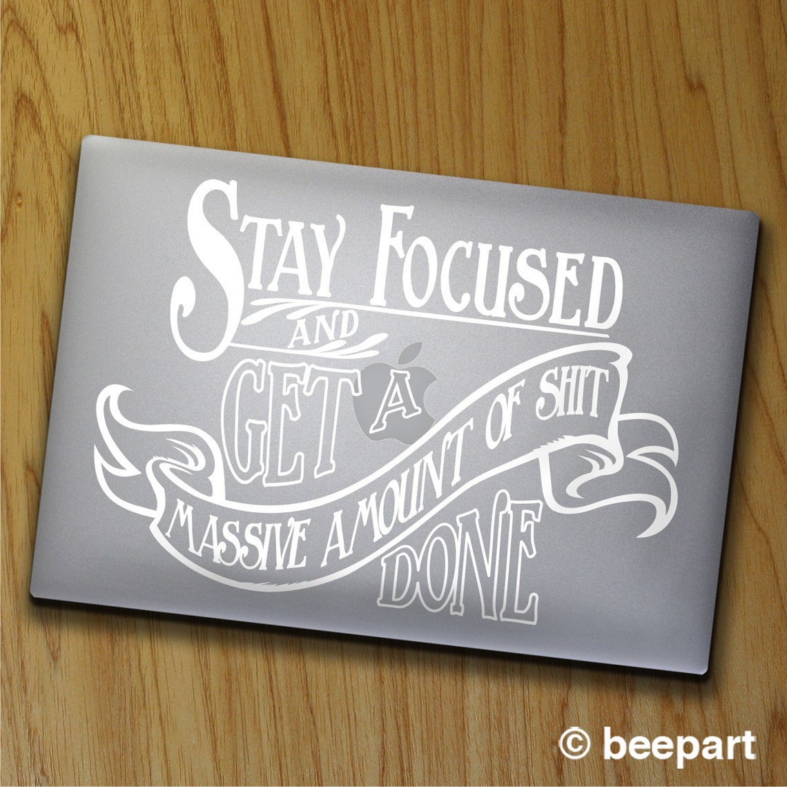 Motivational Quote Laptop Decaloffice Vinyl Sticker Art | Etsy