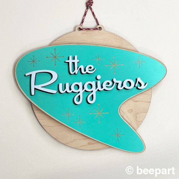Mid Century Sign - Etsy