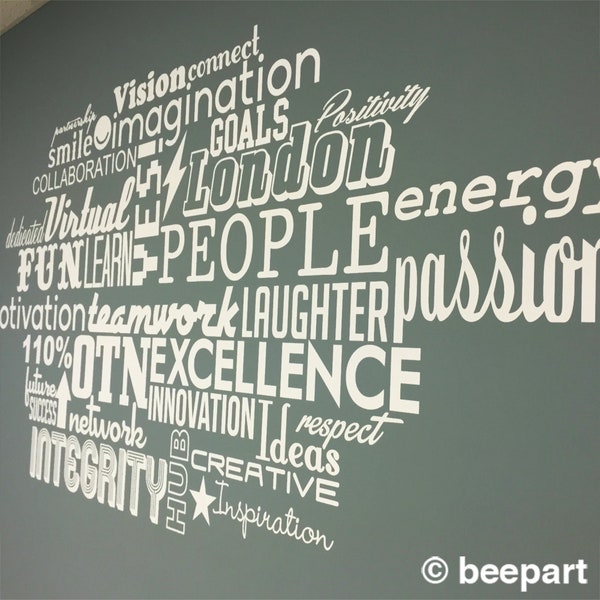 Word Wall Stickers - Etsy