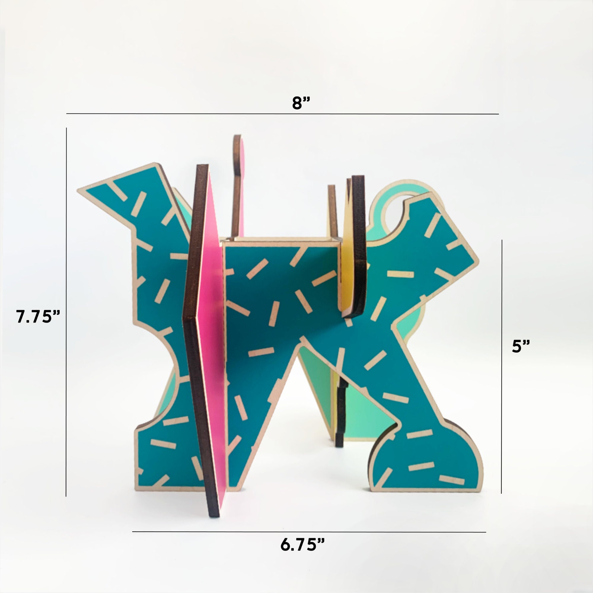 80s style indoor plant stand Memphis group style plant holder retro 80s ...