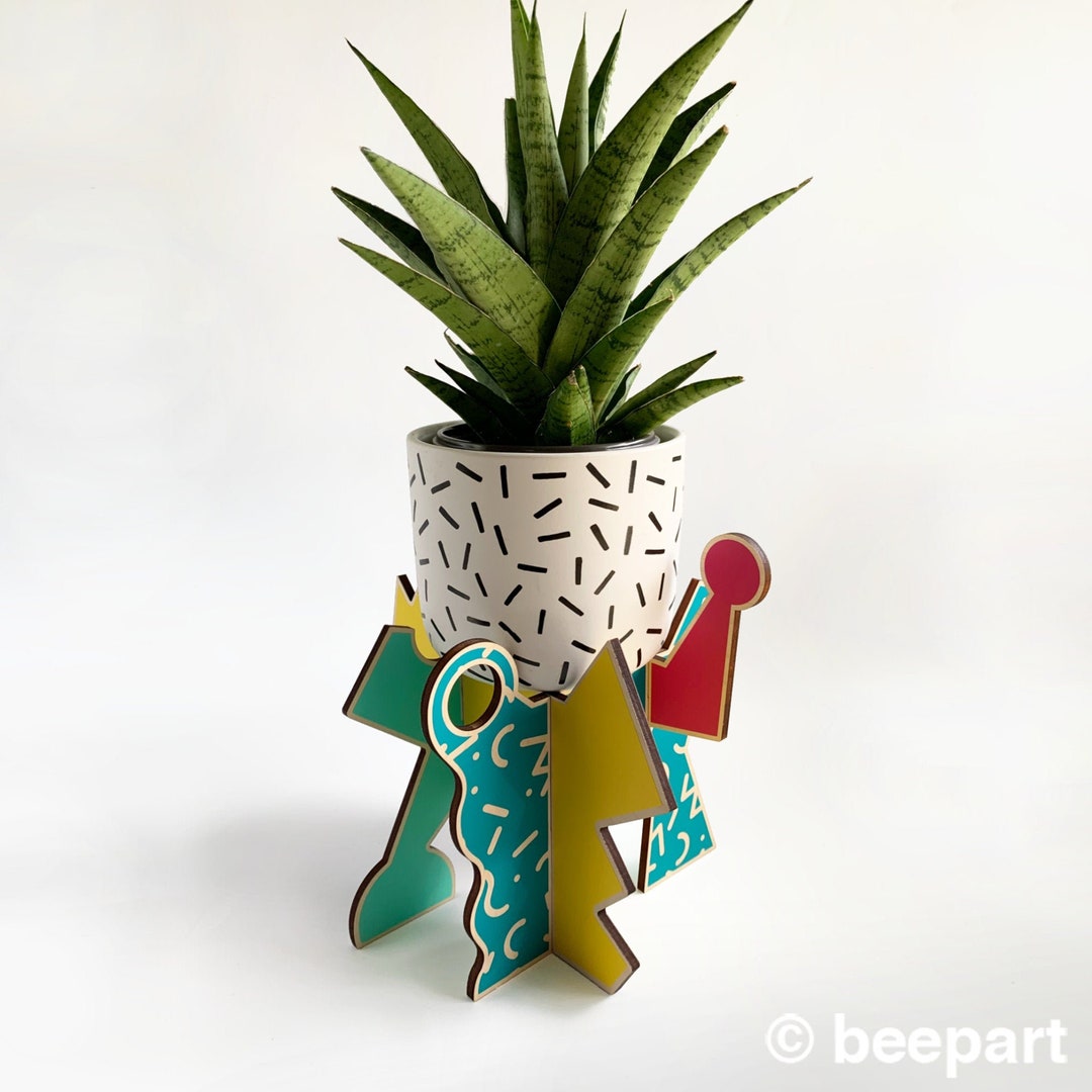 80s Style Plant Stand, MILANO, Memphis Group Design, Plant Holder ...