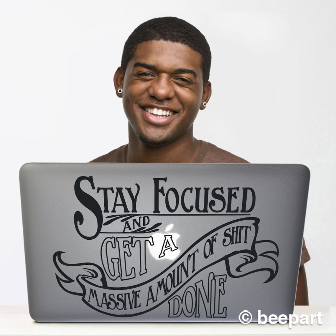 Motivational Quote Laptop Decaloffice Vinyl Sticker Art | Etsy