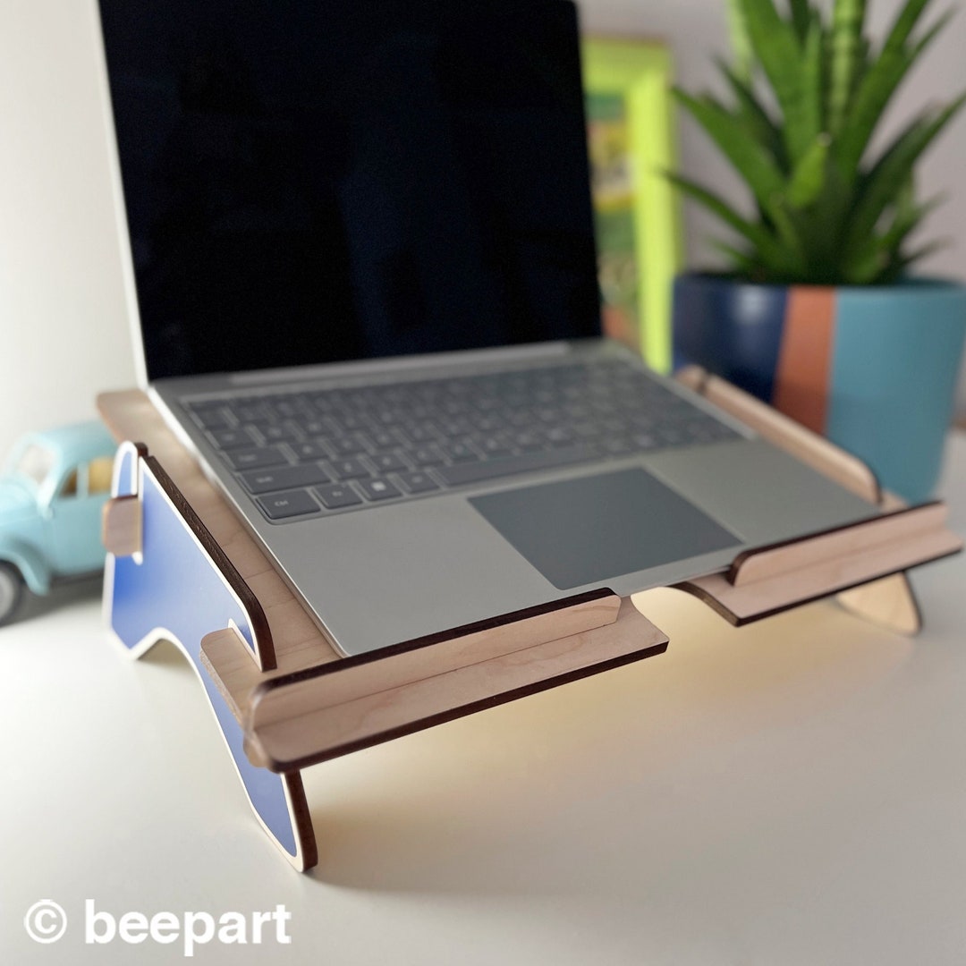 Wood Laptop Stand for PC and Mac, Laptop Stand for Standing Desk ...