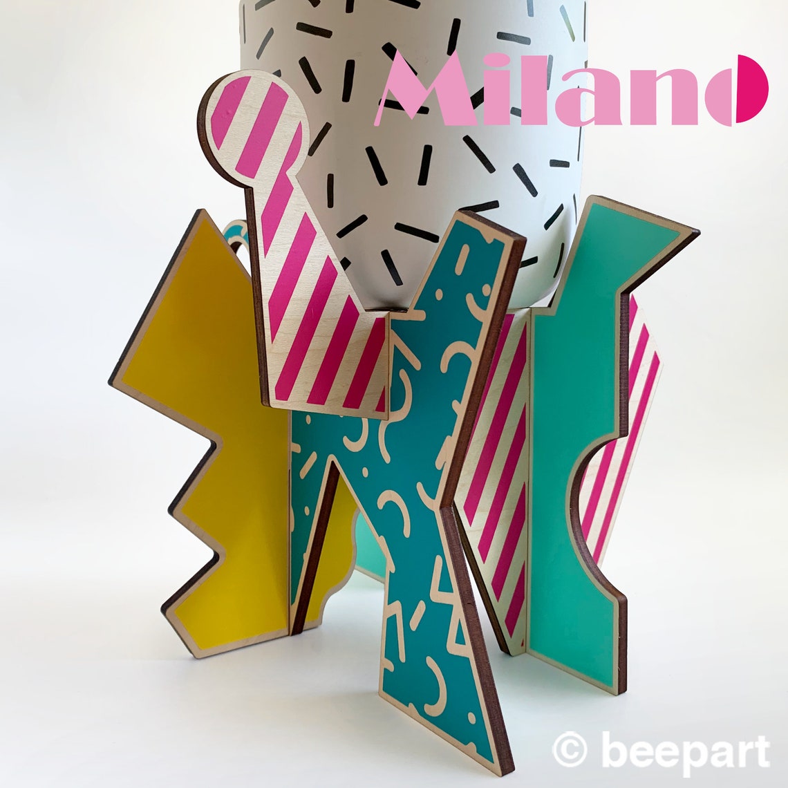 80s Style Plant Stand MILANO Memphis Group Design Plant - Etsy