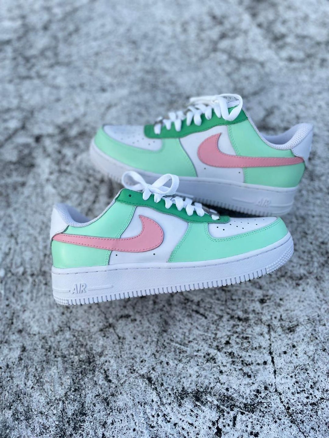 Nike Af1 Mint Green Pastel - Etsy