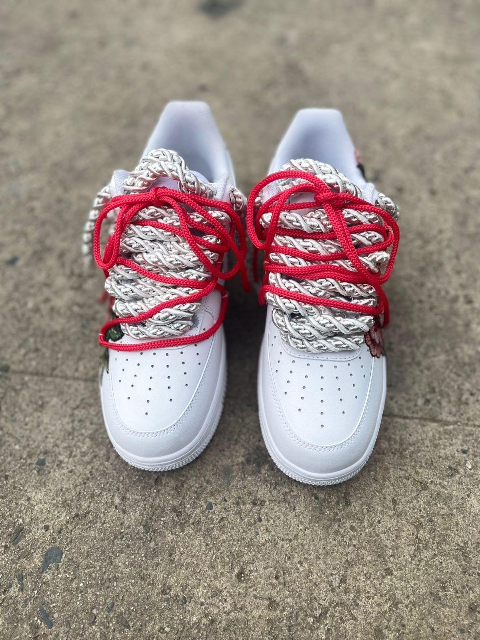 Nike AF1 Red Rose - Etsy