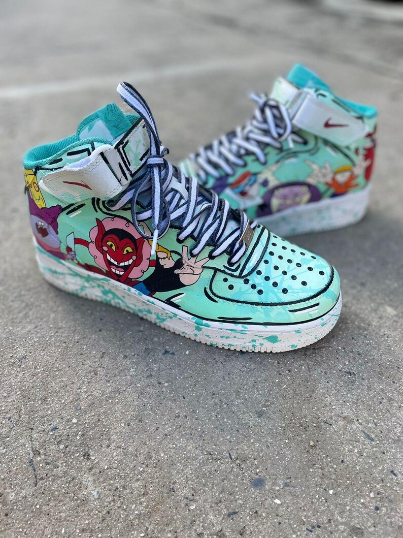 Nike Air Force 1 CARTOON NETWORK - Etsy