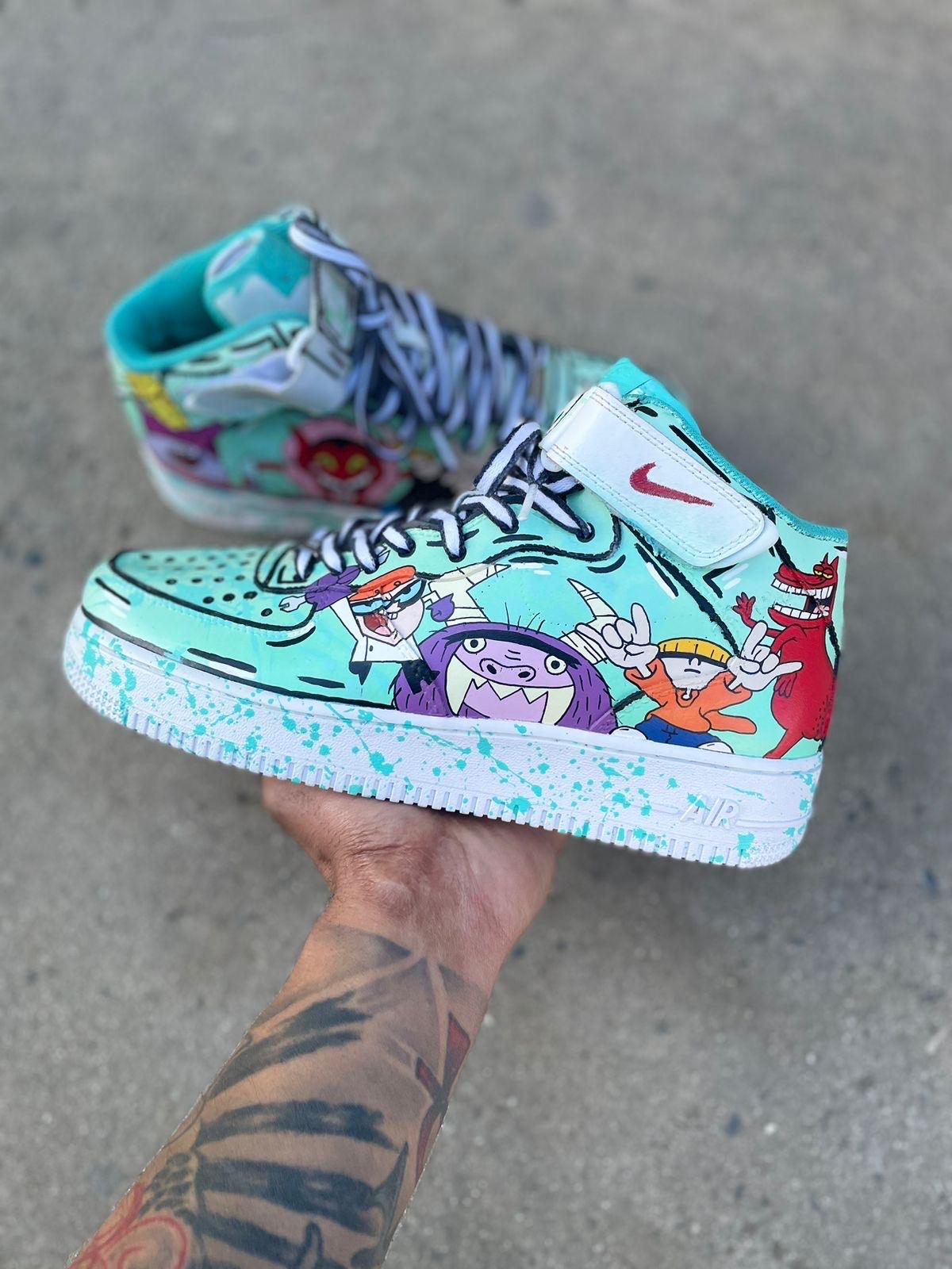 Nike Air Force 1 CARTOON NETWORK - Etsy