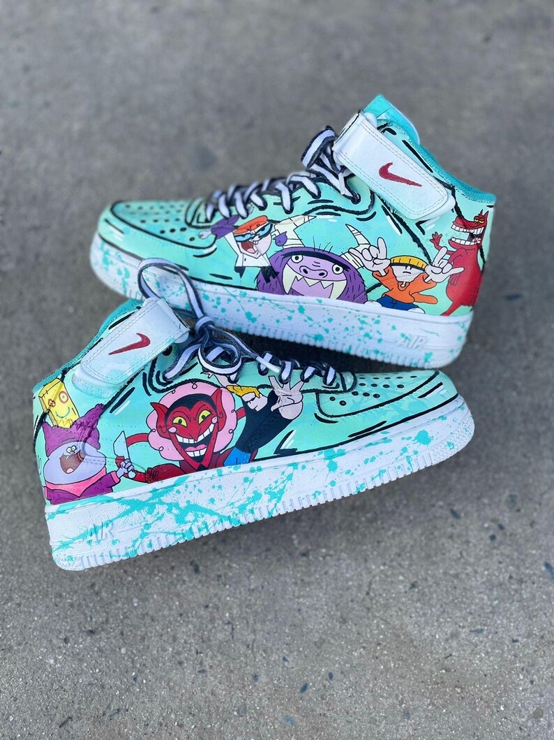 Nike Air Force 1 CARTOON NETWORK - Etsy