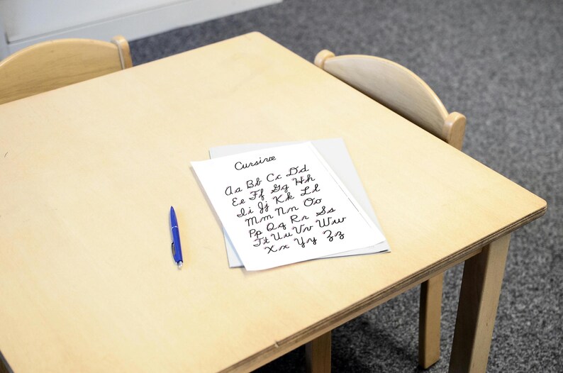 Cursive Writing Print, Learn to Write Cursive PDF Print for Teachers ...