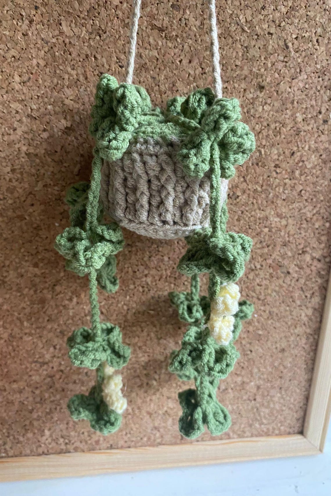 Plant Crochet Pattern, Car Hanging Plant Crochet Pattern, Crochet ...