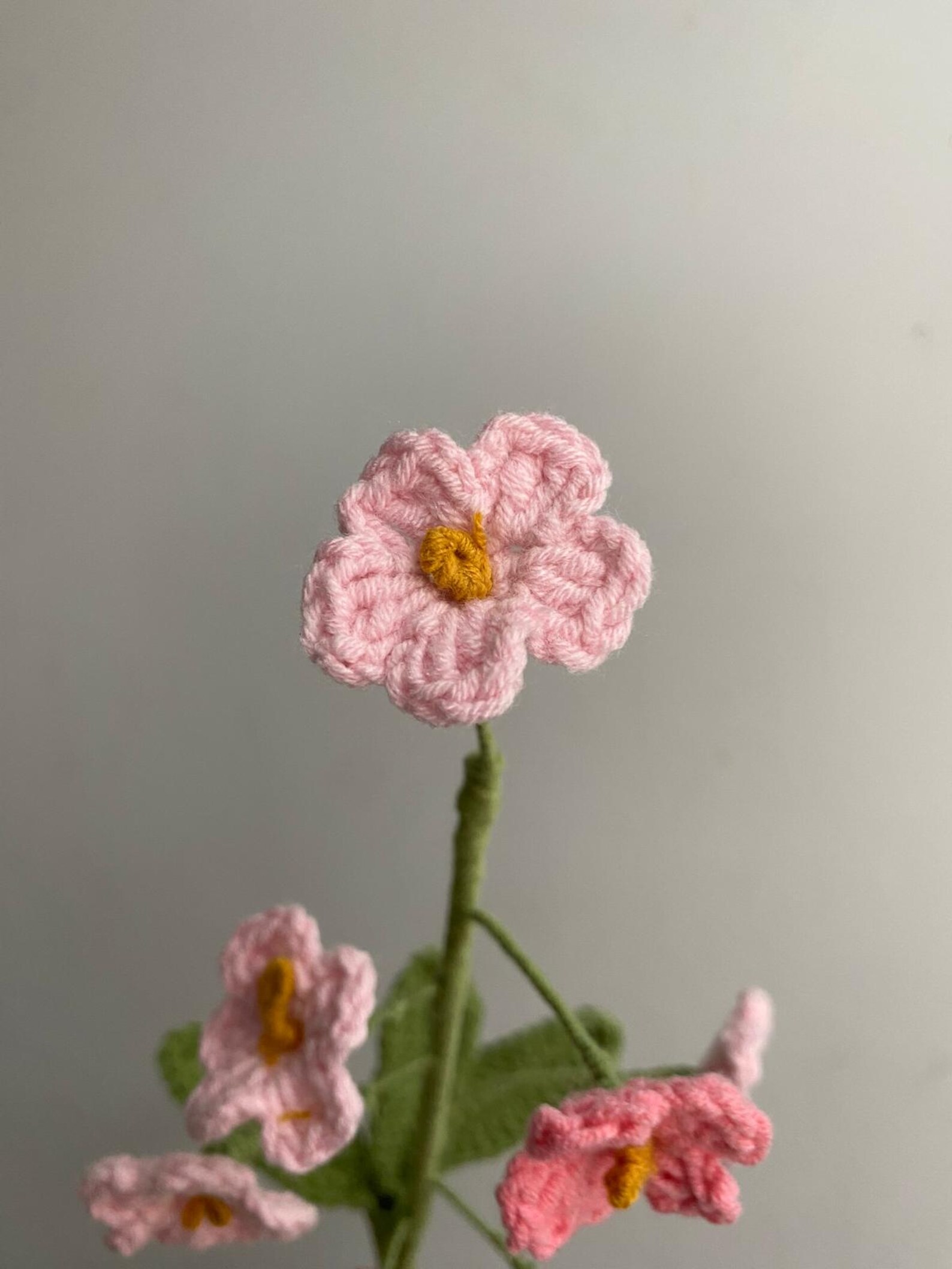 Crochet Flower Pattern, Crochet Forget Me Not, Crochet Flower Bouquets ...