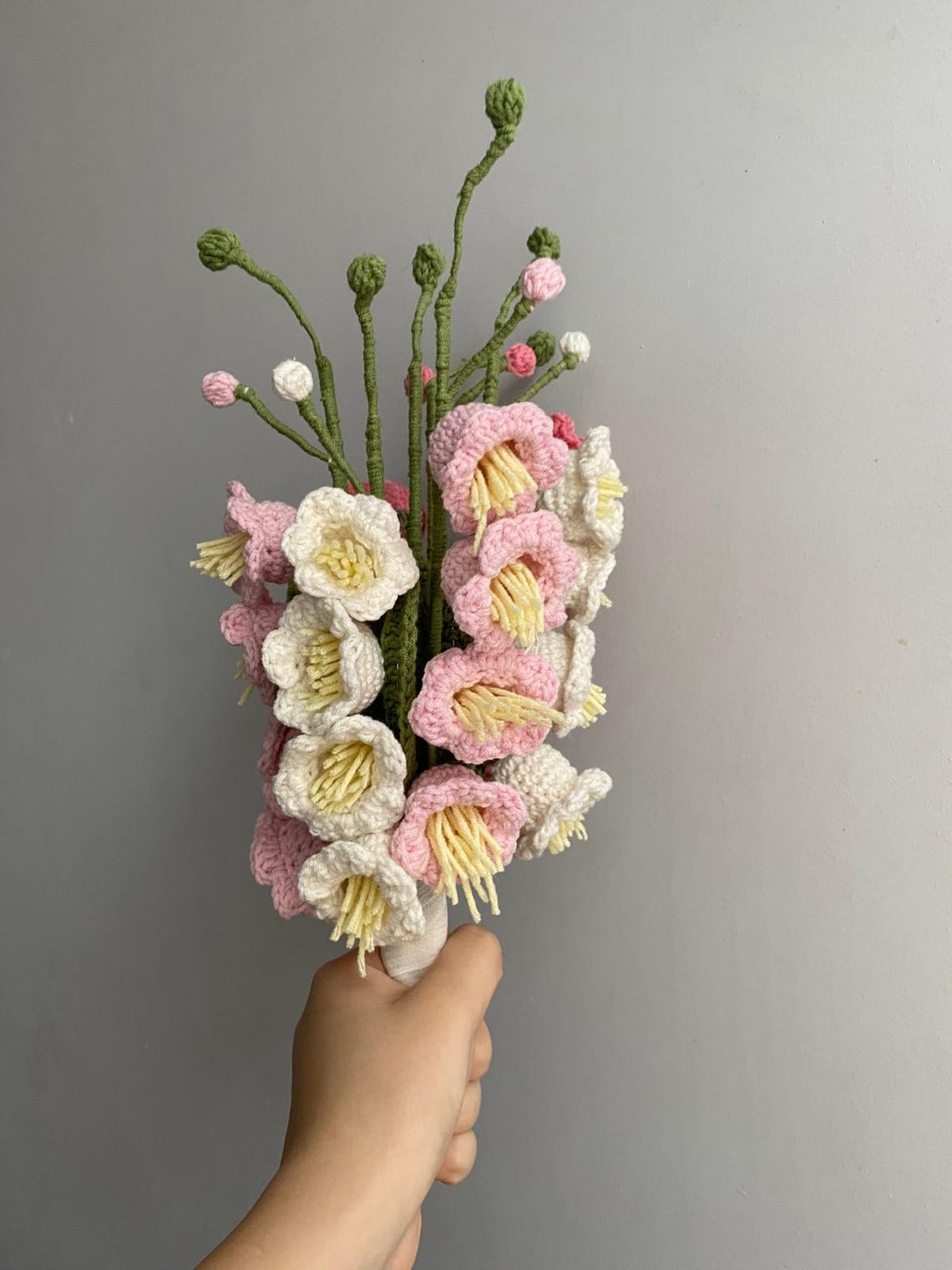 Bell Flower Crochet Pattern, Crochet Flower Bouquet Pattern, Crochet ...