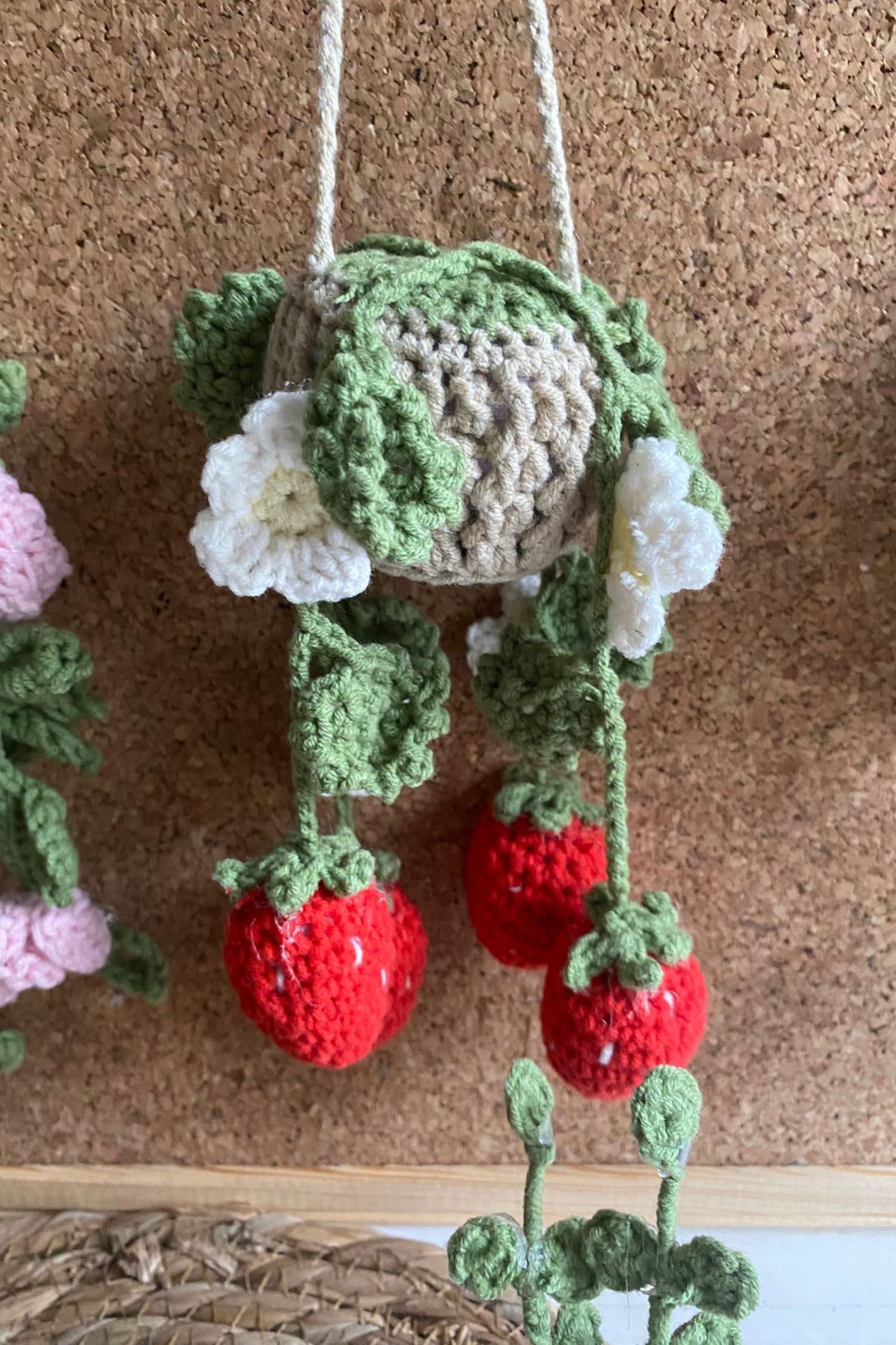 Plant Crochet Pattern, Car Hanging Plant Crochet Pattern, Crochet ...