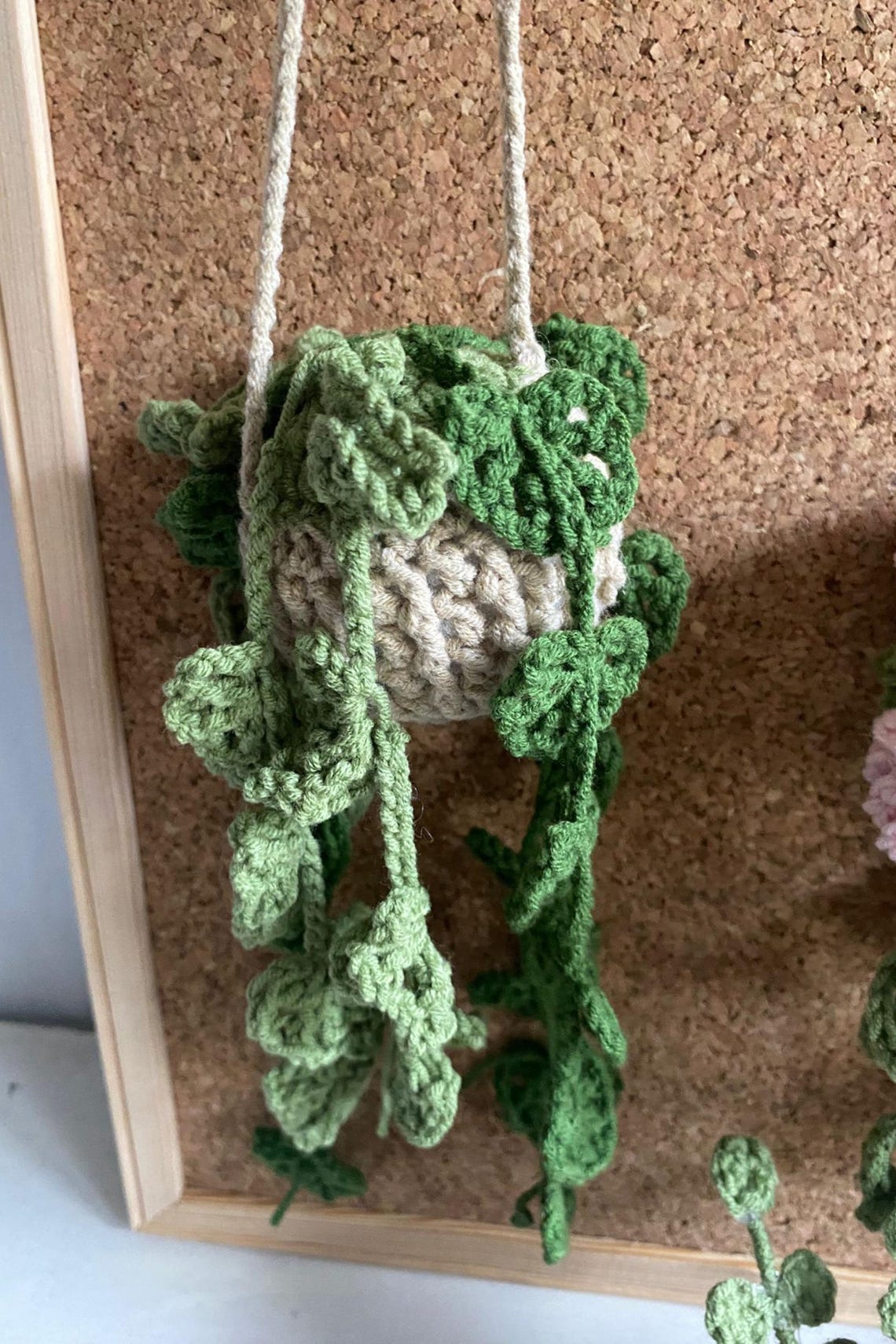 Plant Crochet Pattern, Car Hanging Plant Crochet Pattern, Crochet ...