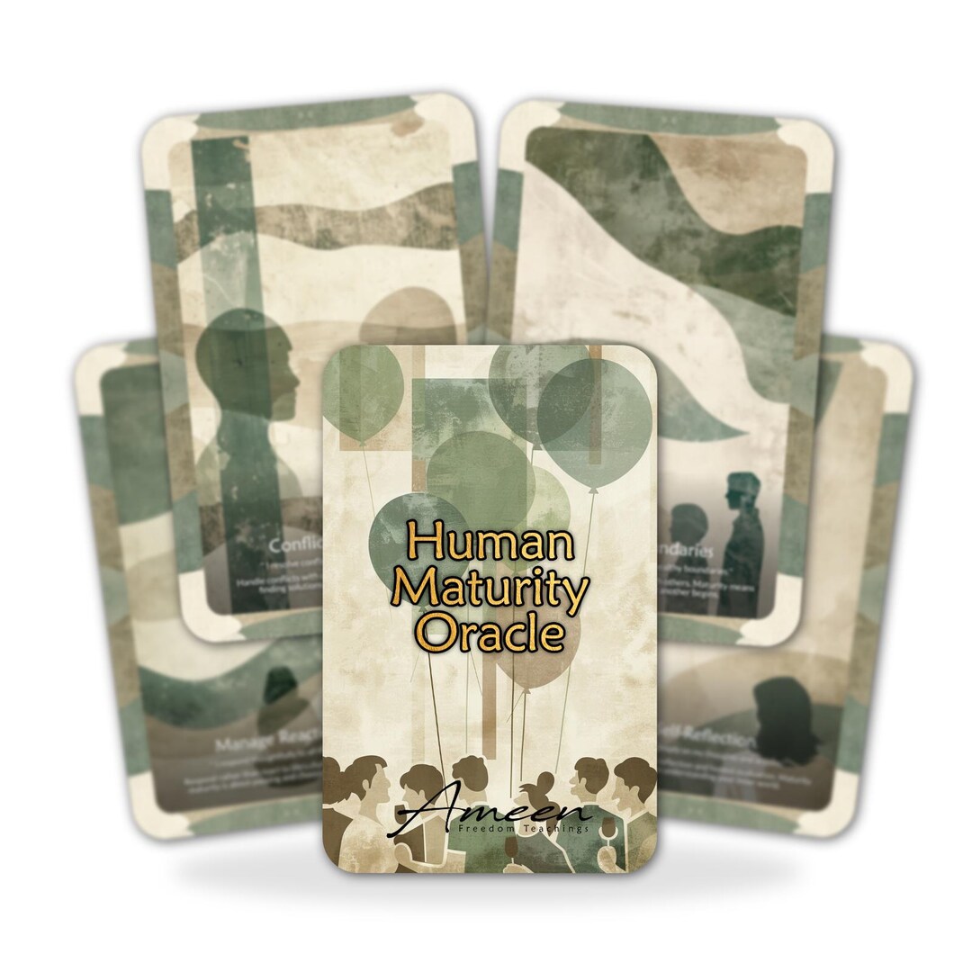 Human Maturity - 22 Oracle Cards - Embody Wisdom and Growth - Spiritual ...