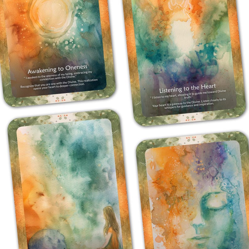 Divine Union 22 Oracle Cards Align With Sacred Partnerships Soul ...